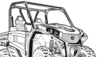 John Deere Gator Coloring Page